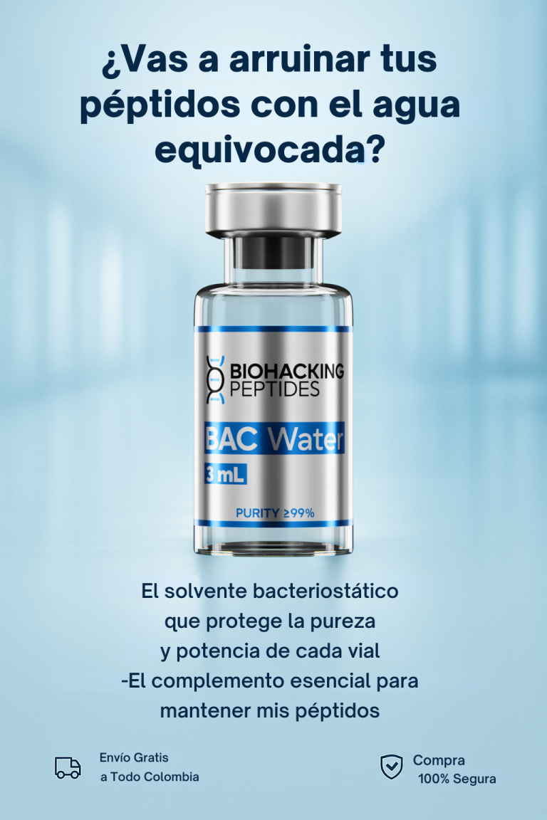 Agua Bacteriostática (BAC Water) | 3 mL | Grado de Laboratorio – Bio ...