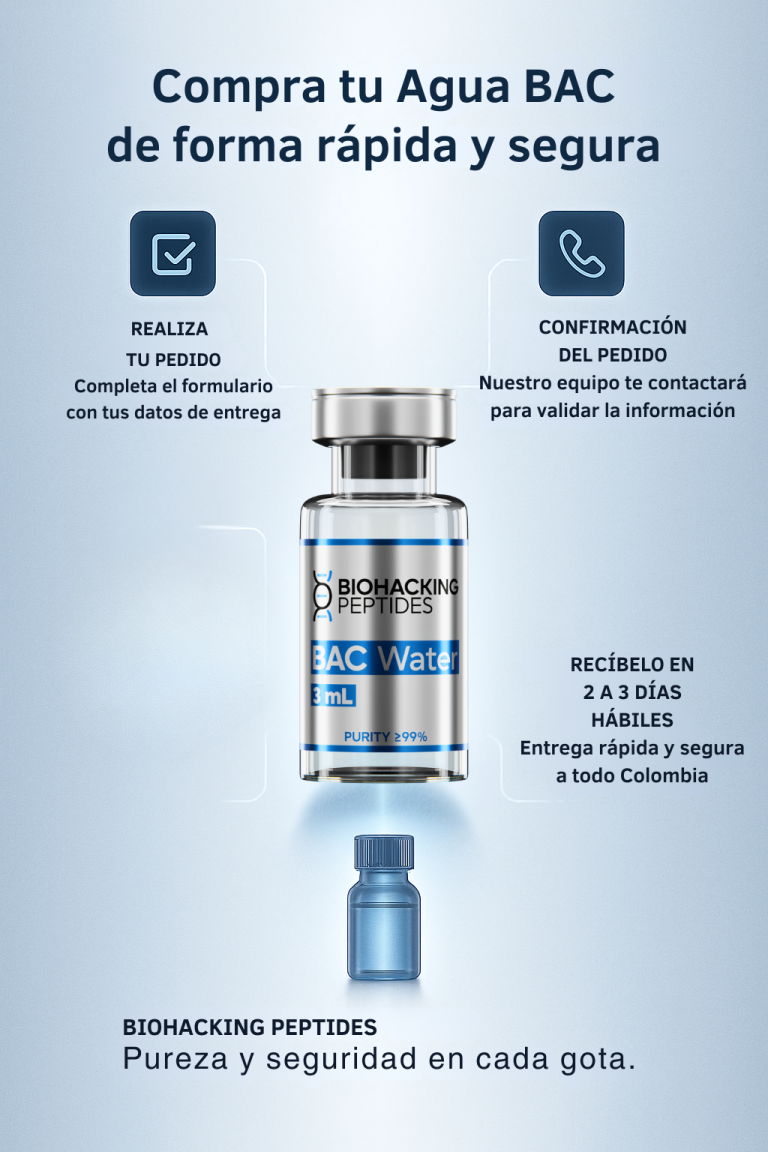 Agua Bacteriostática (BAC Water) | 3 mL | Grado de Laboratorio – Bio ...